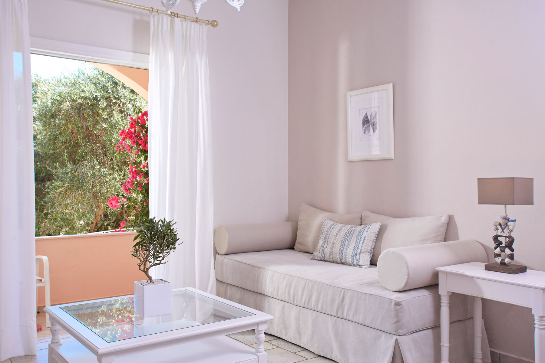 One Bedroom Suite Sea View in kalami, Corfu | Noon Island Journey